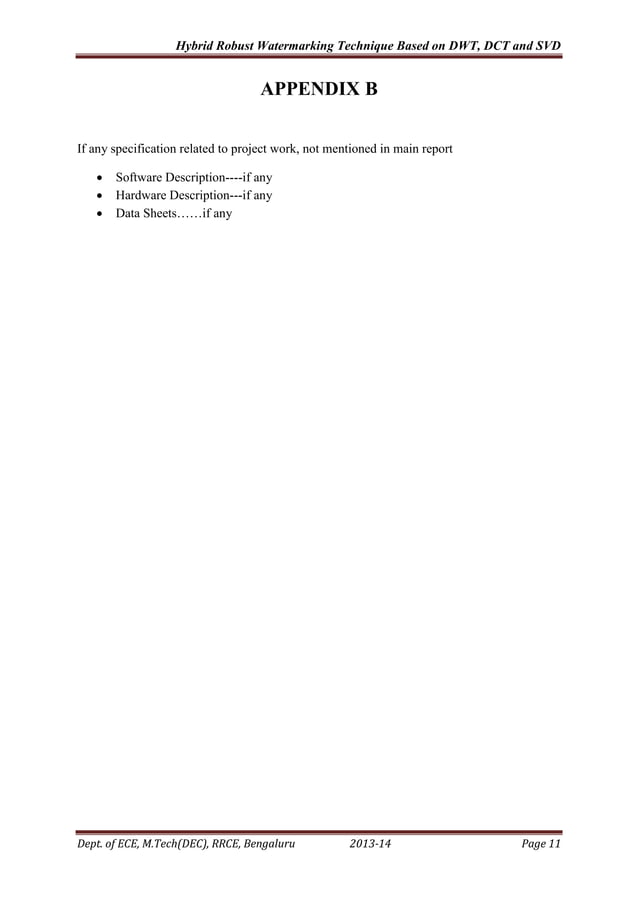 VTU PG Program-M.Tech Project Report Format | PDF | Web Design and HTML ...