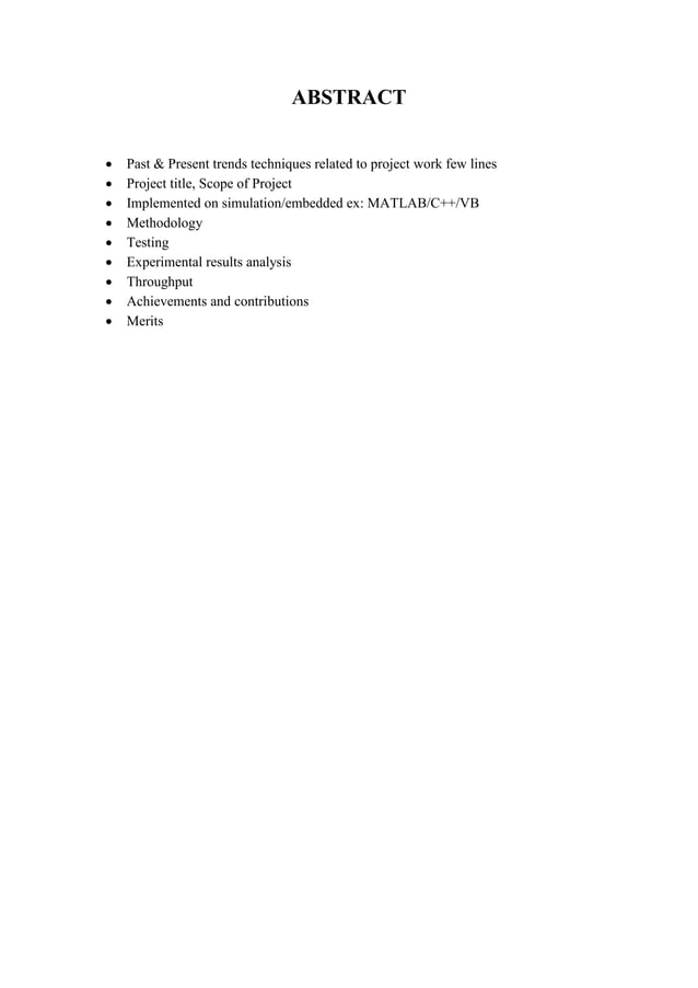 VTU PG Program-M.Tech Project Report Format | PDF | Web Design and HTML | Internet