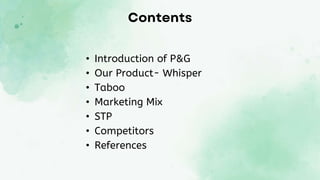 P&G- Whisper.pptx
