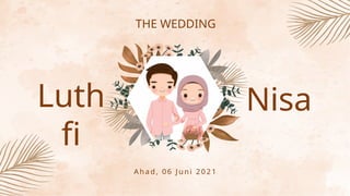 Slide Untuk Template Pernikahan untuk edit video | PPT