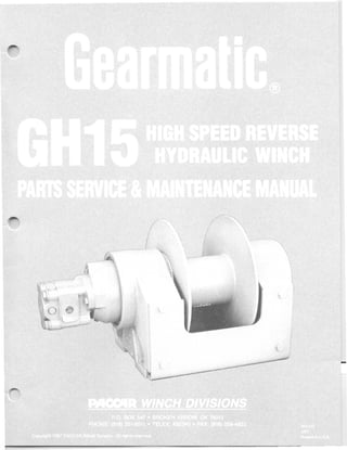 Pg110 gh15 hsr_parts_service | PDF
