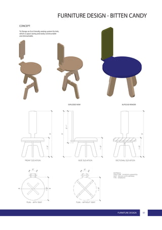 Interior Design Portfolio - Furniture Design - Harini Balu | PDF