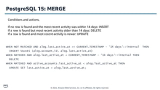 Looking ahead at PostgreSQL 15 | PPT