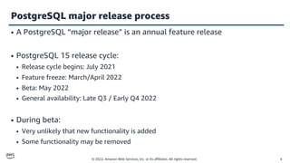 Looking ahead at PostgreSQL 15 | PPT