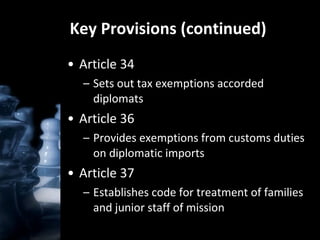 Sovereign & Diplomatic Immunity | PPT
