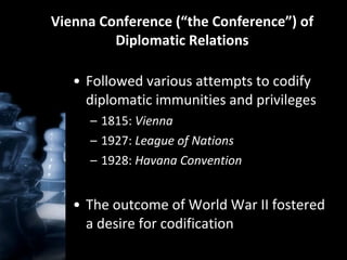 Sovereign & Diplomatic Immunity | PPT