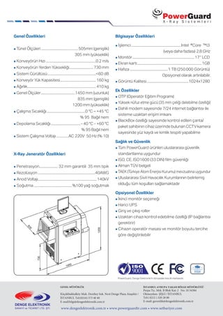 PG-5030C Plus X-Ray Cihazı | PDF