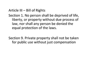 The 1987 Constitution of the Republic of the Philippines - Reported by ...
