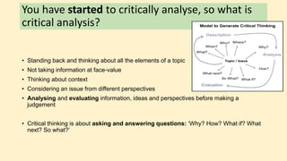 Pg academic reading critical analysis | PPT