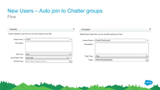 Automate Tasks for Transitioning Employees with Process Builder and Flow by Kelly Lewis | PPT
