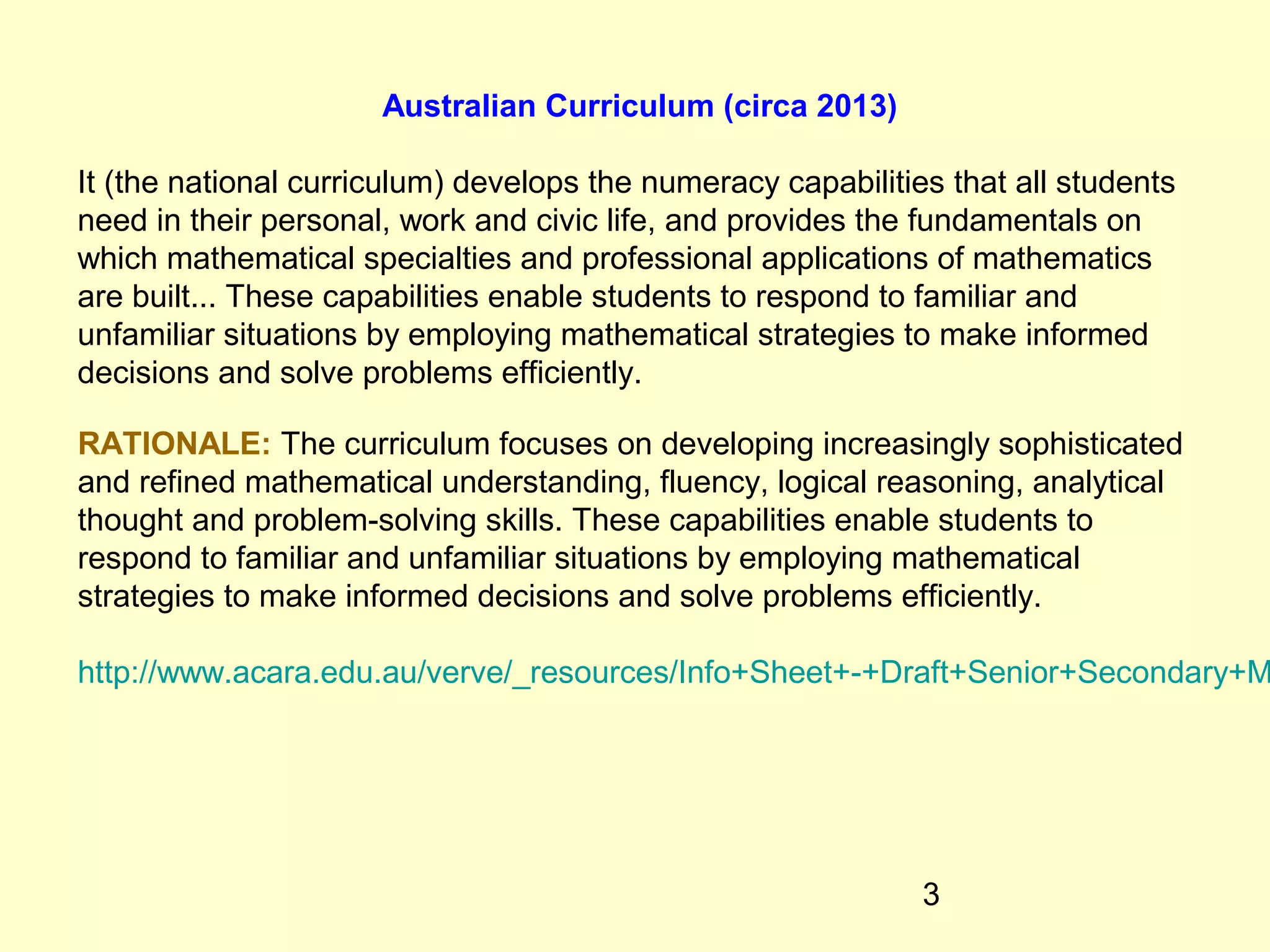 Using Real Life Contexts in Mathematics Teaching | PPT