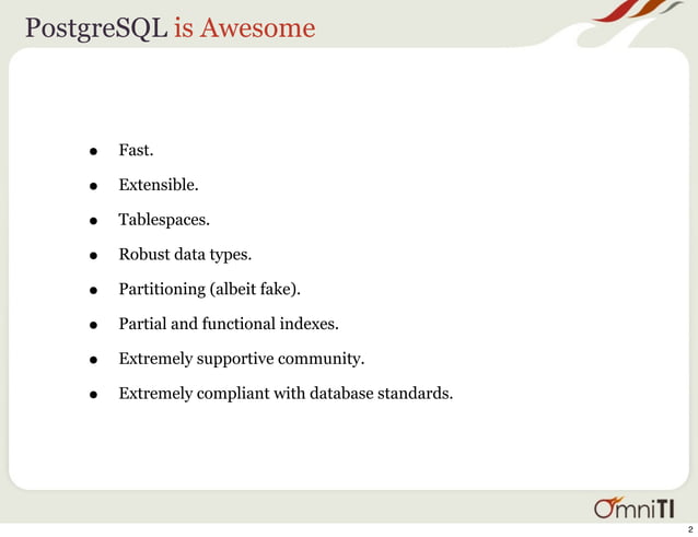 PostgreSQL: meet your queue | PPT