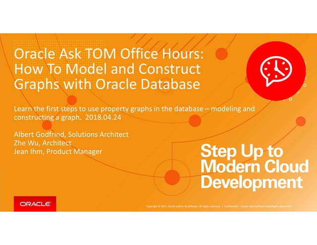 How To Model and Construct Graphs with Oracle Database (AskTOM Office Hours part 2) | PPT