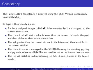 PostgreSQL, the big the fast and the (NOSQL on) Acid | PDF