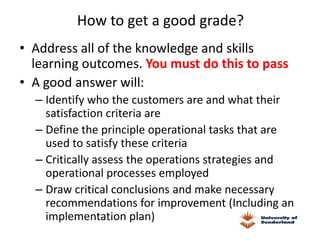 Pgbm03 MBA OPERATION MANAGEMENT session 01 introduction to operations | PDF