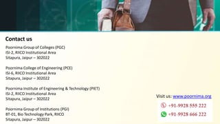 Poornima Group of Colleges | PPT