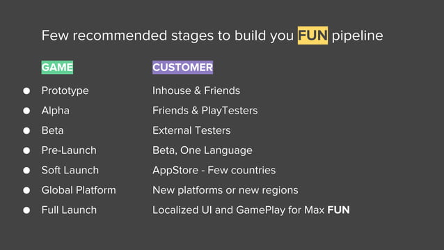 Building the pipeline for FUN - Game Development | PDF