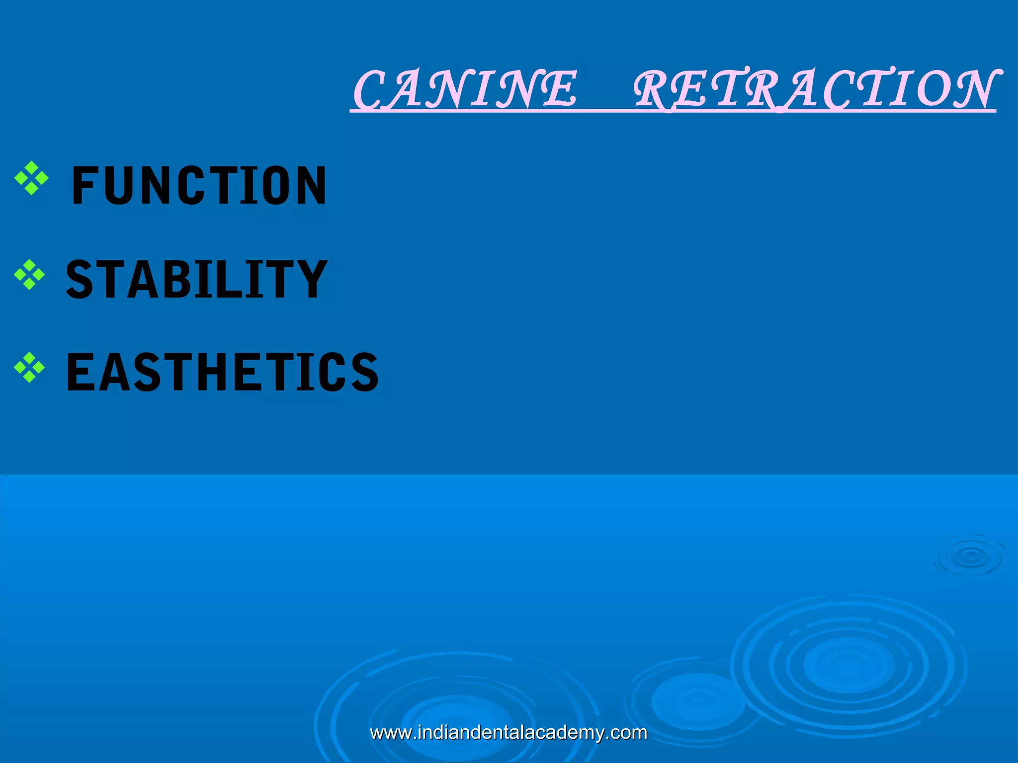 Pg canine retraction spring | PPT