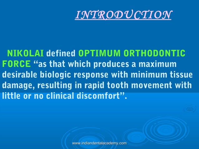 Pg canine retraction spring | PPT | Geology | Science