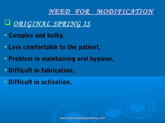 Pg canine retraction spring | PPT | Geology | Science