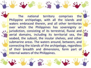 Philippine Constitution Article 1 | PPTX