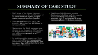 P& G case study analysis | PPTX