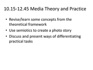 PGCE induction theory practice Semiotics | PPTX | Homework and Study | Education