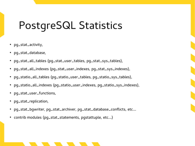 Pgcenter overview | PPT