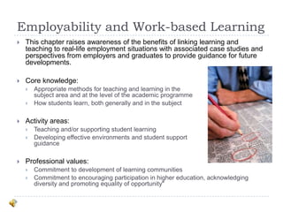 Employability and work-based learning | PPT