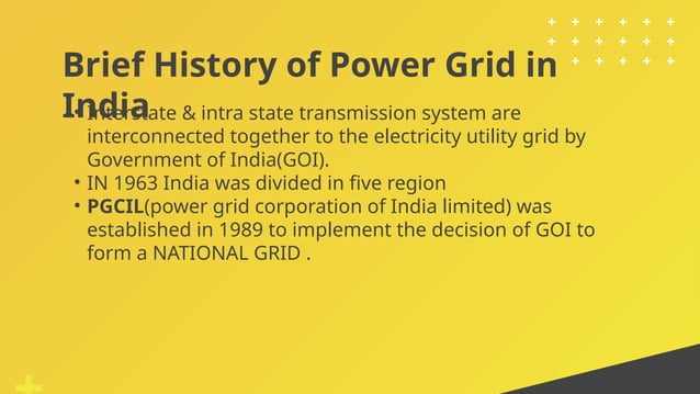 Power Grid corporation of India Limited ppt | PPTX | Power and Energy ...