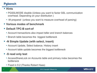 OLTP Performance Benchmark Review | PPT