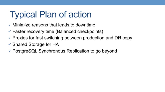 PostgreSQL High Availability in a Containerized World | PPT