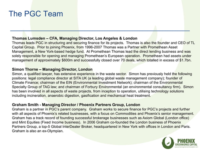 Pgc Overview Mar 2011 V4 | PPT