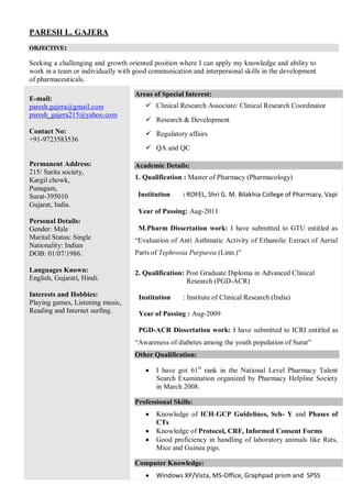 P G Cv | PDF | Pharmaceutical Drugs | Medical Health