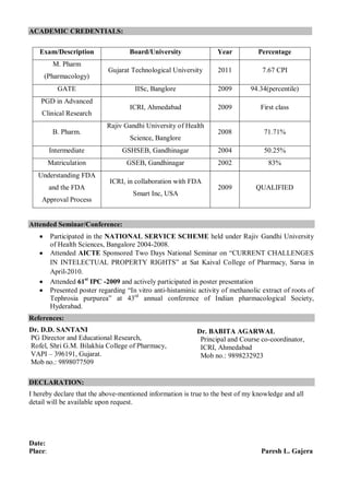 P G Cv | PDF | Pharmaceutical Drugs | Medical Health