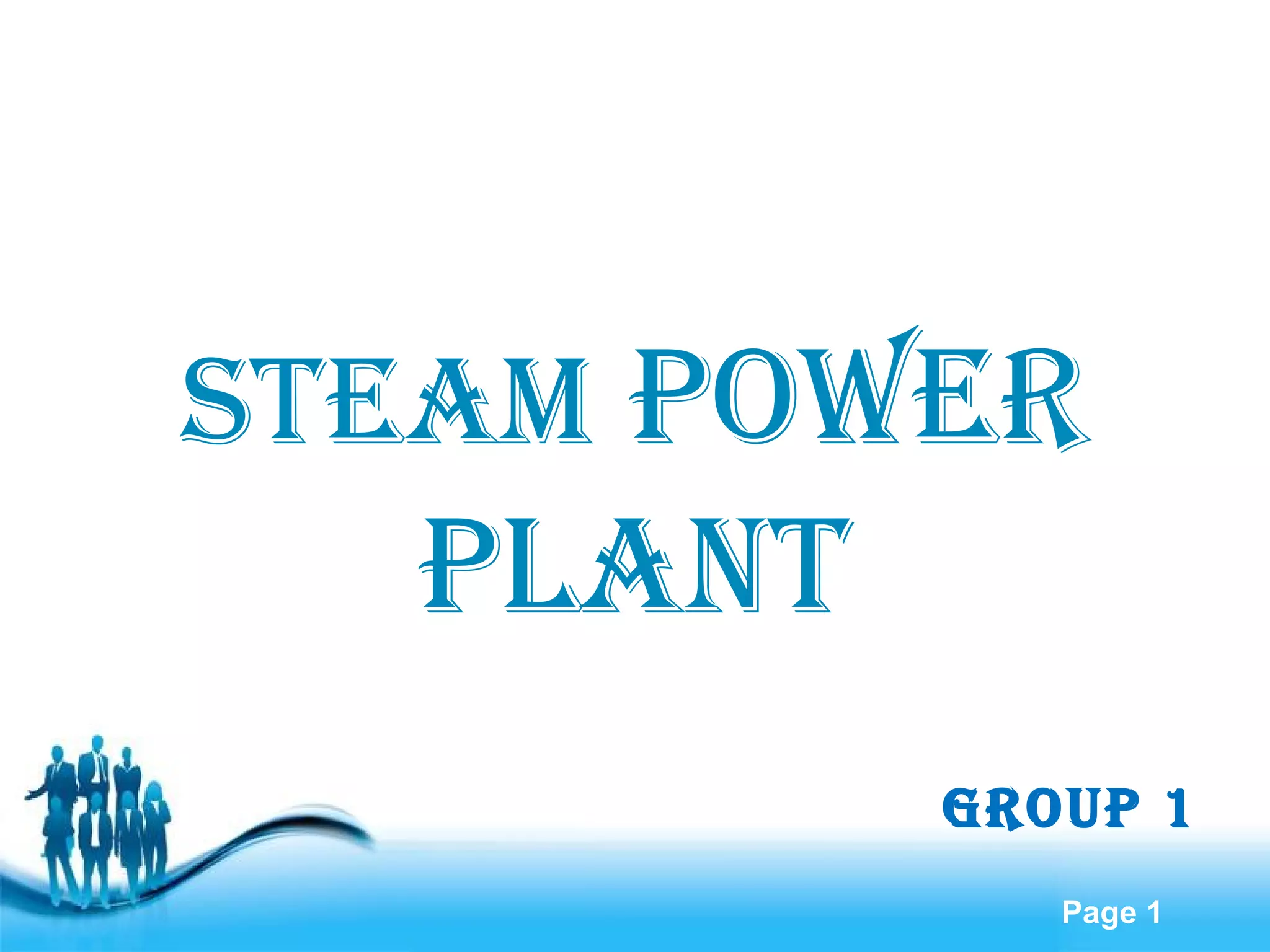STEAM POWER PLANT | PPT