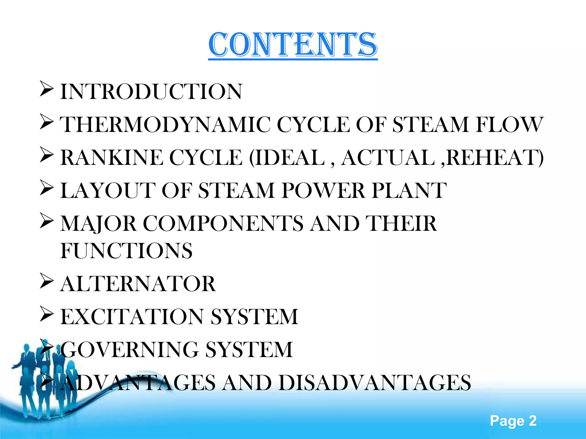 STEAM POWER PLANT | PPT