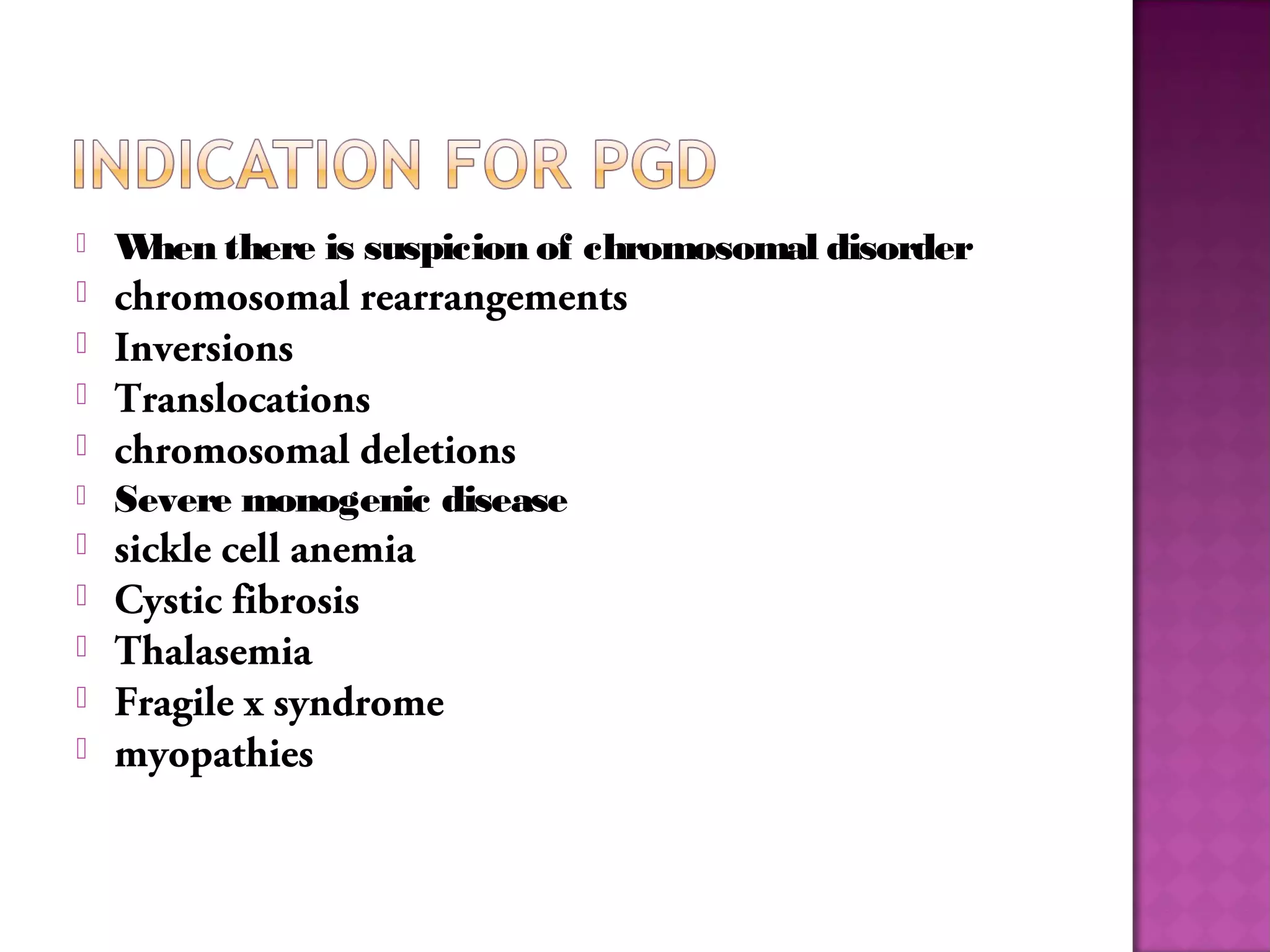 PGD its role in IVF/ICSI | PPT | Infertility | Reproductive Health