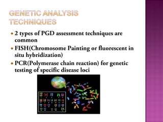 PGD its role in IVF/ICSI | PPT