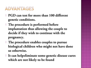 PGD its role in IVF/ICSI | PPT
