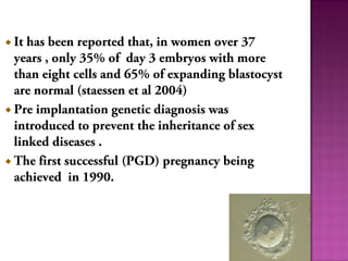 PGD its role in IVF/ICSI | PPT
