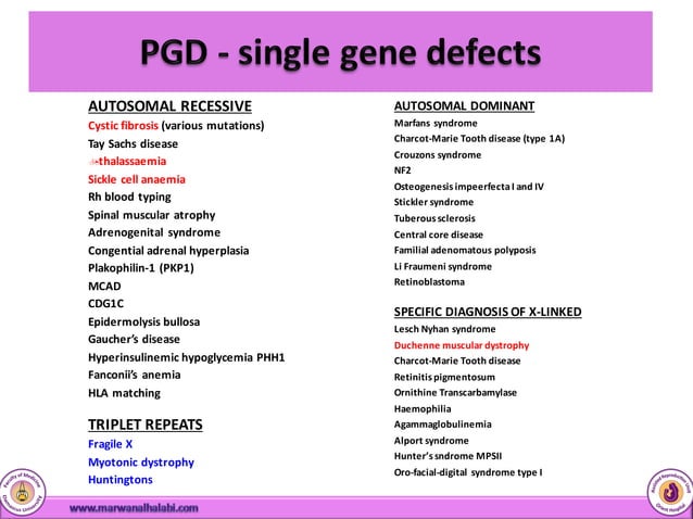 Pre-implantation Genetic Diagnosis ( PGD ) | PDF | Blood Disorders | Diseases and Conditions