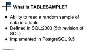 Big Data and PostgreSQL | PPT