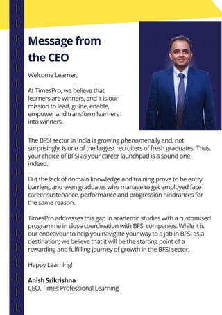 Post Graduate Diploma in Banking Management | Flagship course ...