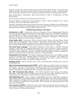 PGDCA syllabus includes first sem and second sem | PDF