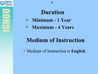 Post Graduate Diploma in Computer Applications (PGDCA) | PPTX