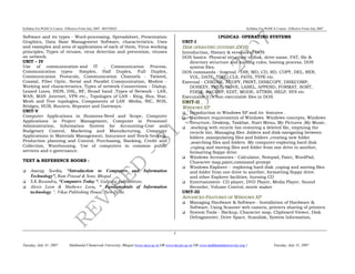 Pgdca final syllabus_2007_revised_31st_july_2007 | PDF