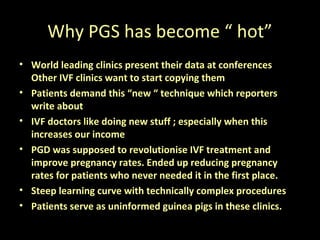 PGD and PGS in India - the good, bad and ugly | PPT