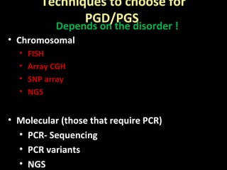 PGD and PGS in India - the good, bad and ugly | PPT
