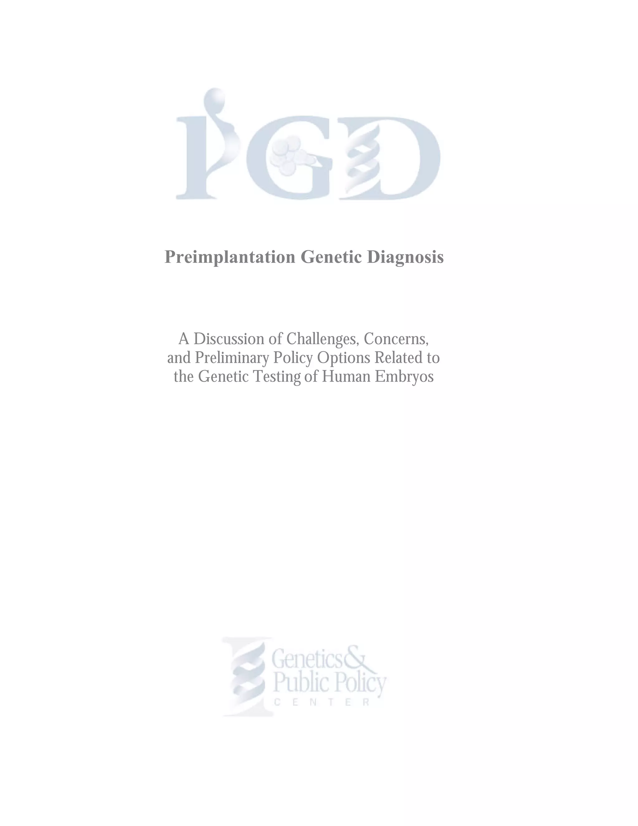Pgd discussion challengesconcerns | PDF